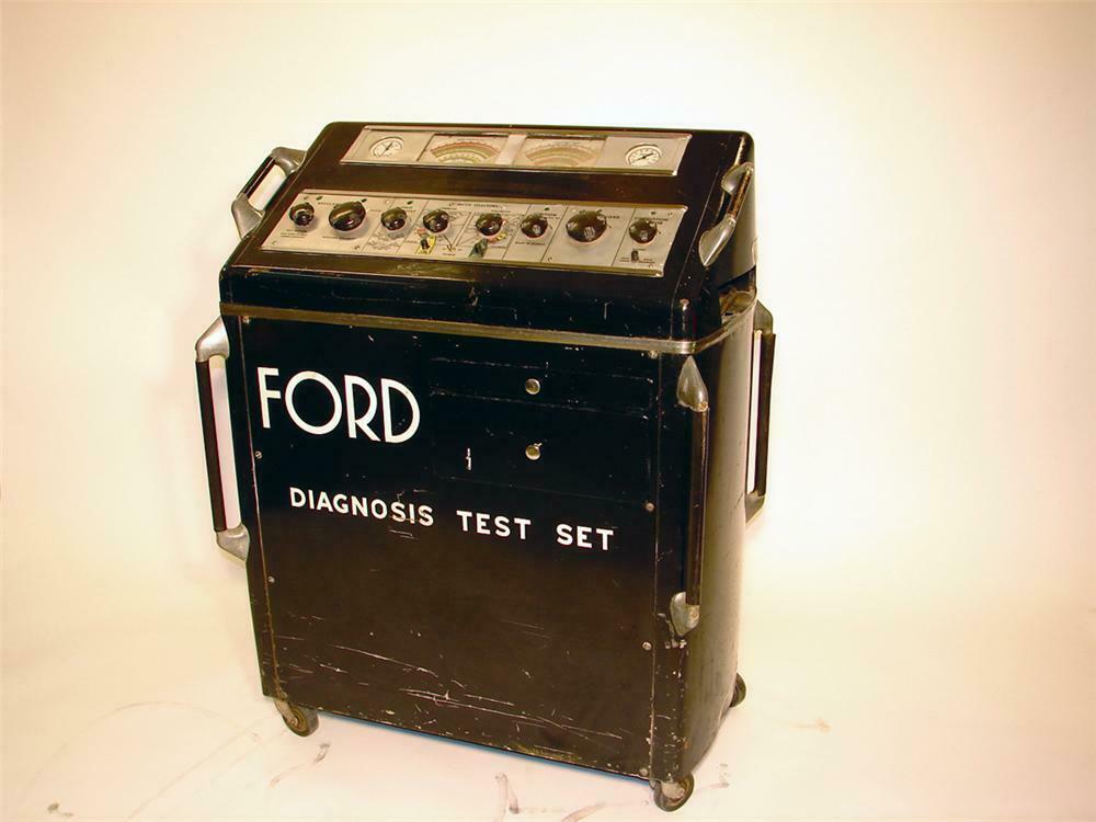 Interesting 1940s Ford Diagnosis Service Department Test Set.