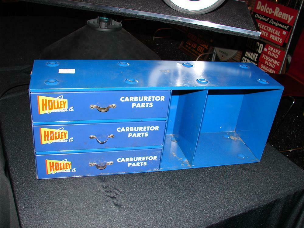 Killer 1960s Holley Carburetors service department display ca