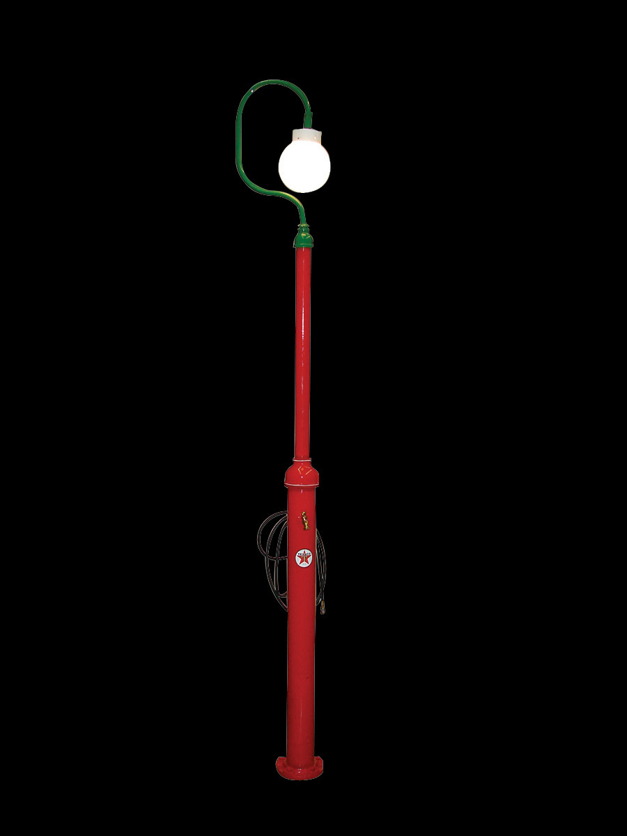 1920s-30s Texaco station fuel island air/water dispenser.