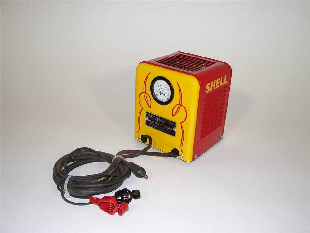 Restored 1940s Shell Oil service department battery charger by Varcon ...
