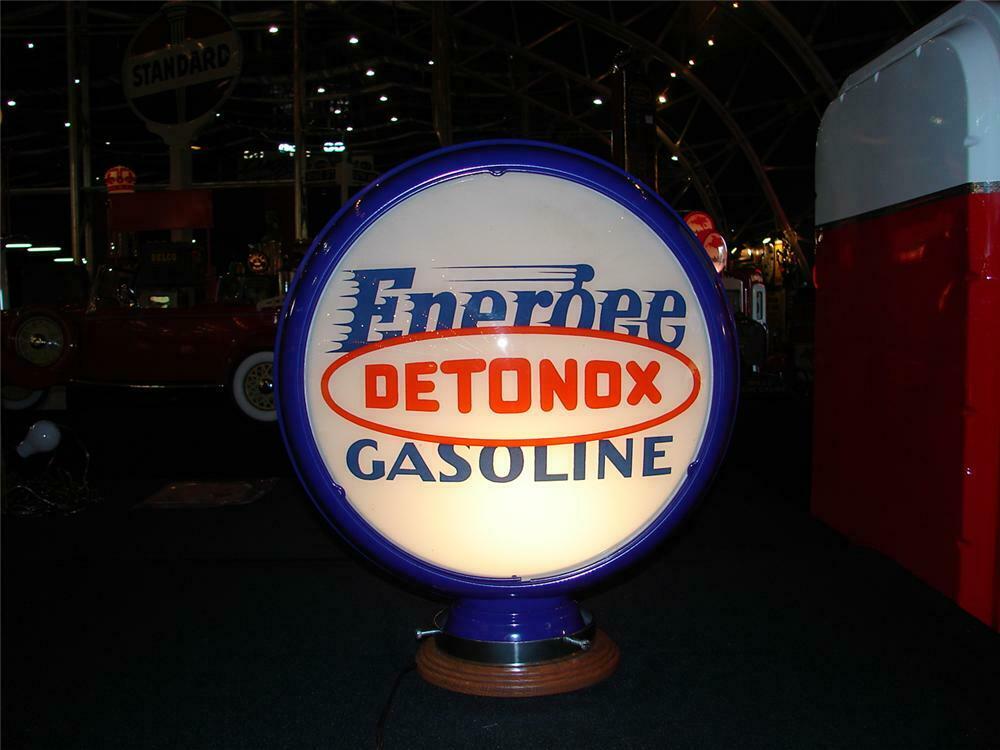 Amazing 1930s Pure 'Energee Gasoline with Detonox' 15' metal