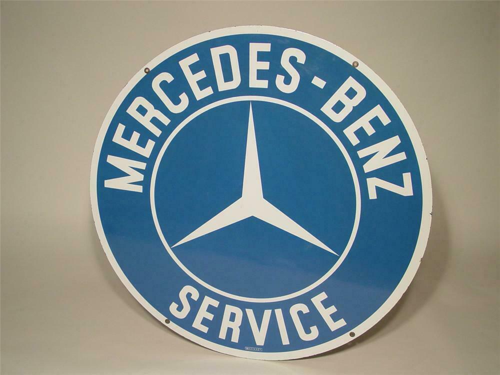 Extremely hard to find 1950s Mercedes-Benz Service double-sid