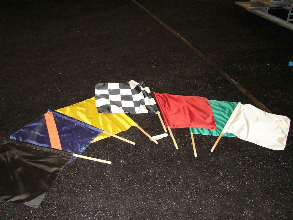 NASCAR race flags from Daytona International Speedway.