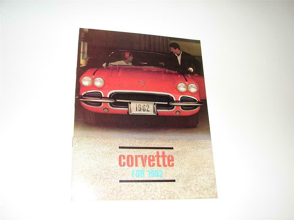 N.O.S. 1962 Corvette 8 page color sales brochure.