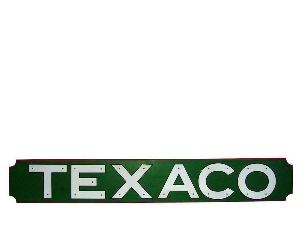 Impressive 1930s Texaco porcelain station letters mounted on