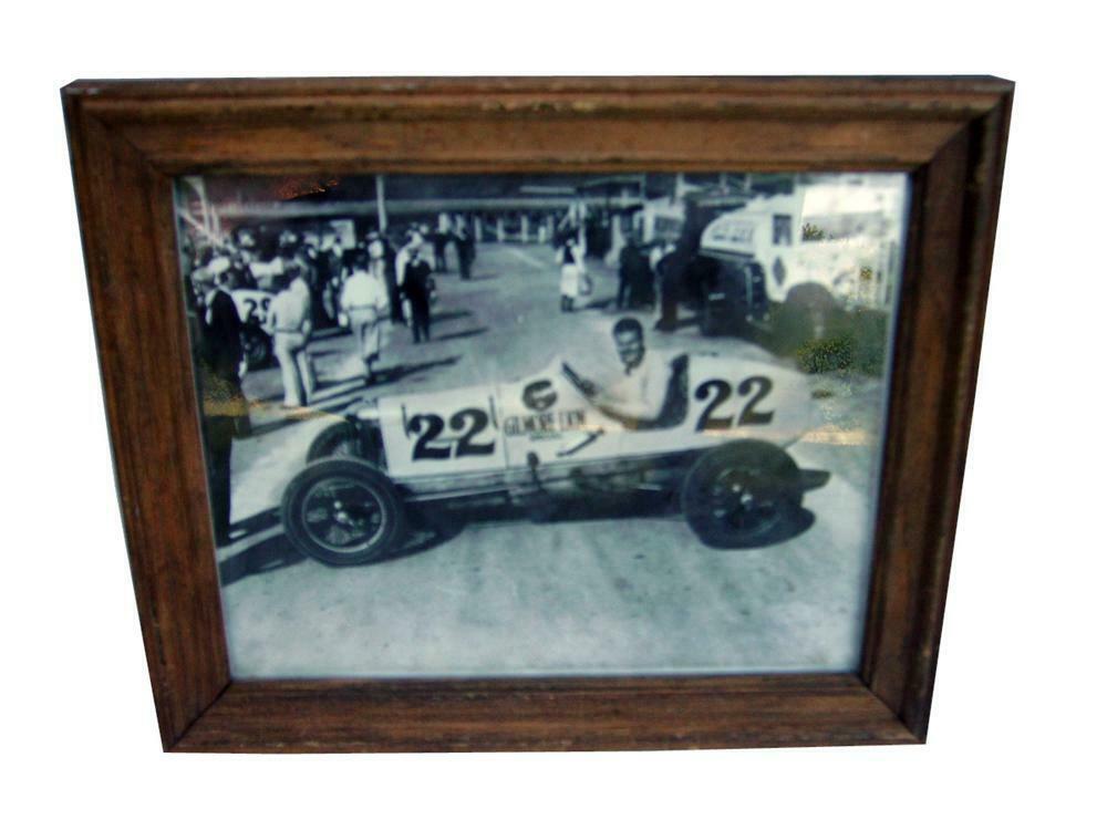 Neat photo of the Gilmore Lion Special #22 race car.