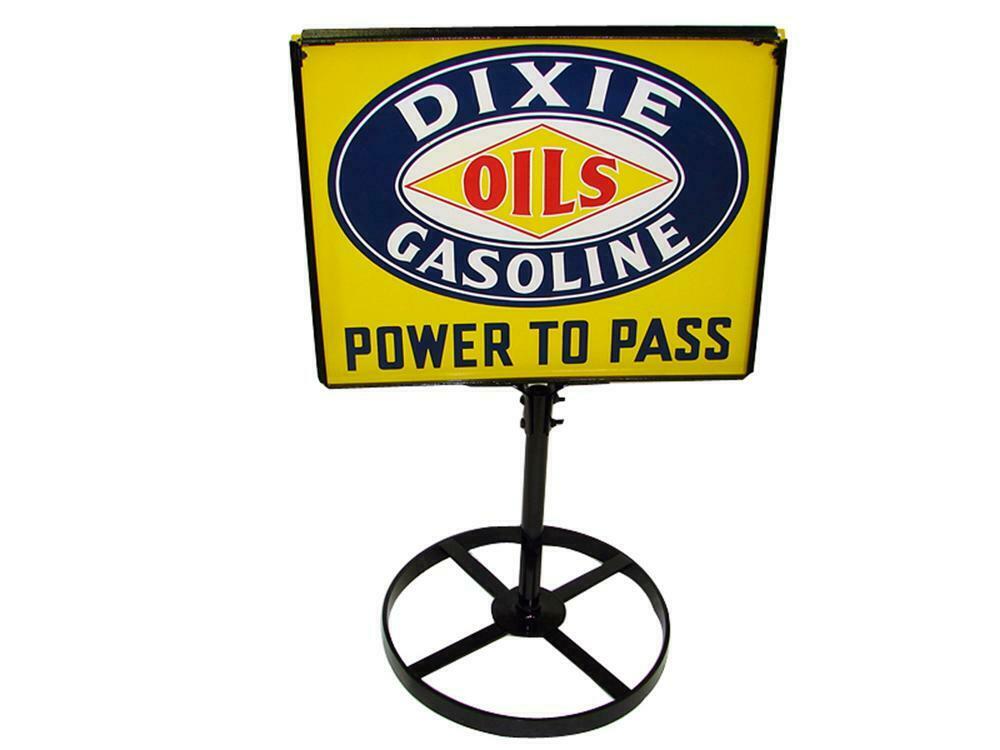 Extremely hard to find 1930s Dixie Oils-Gasoline 'Power to Pa