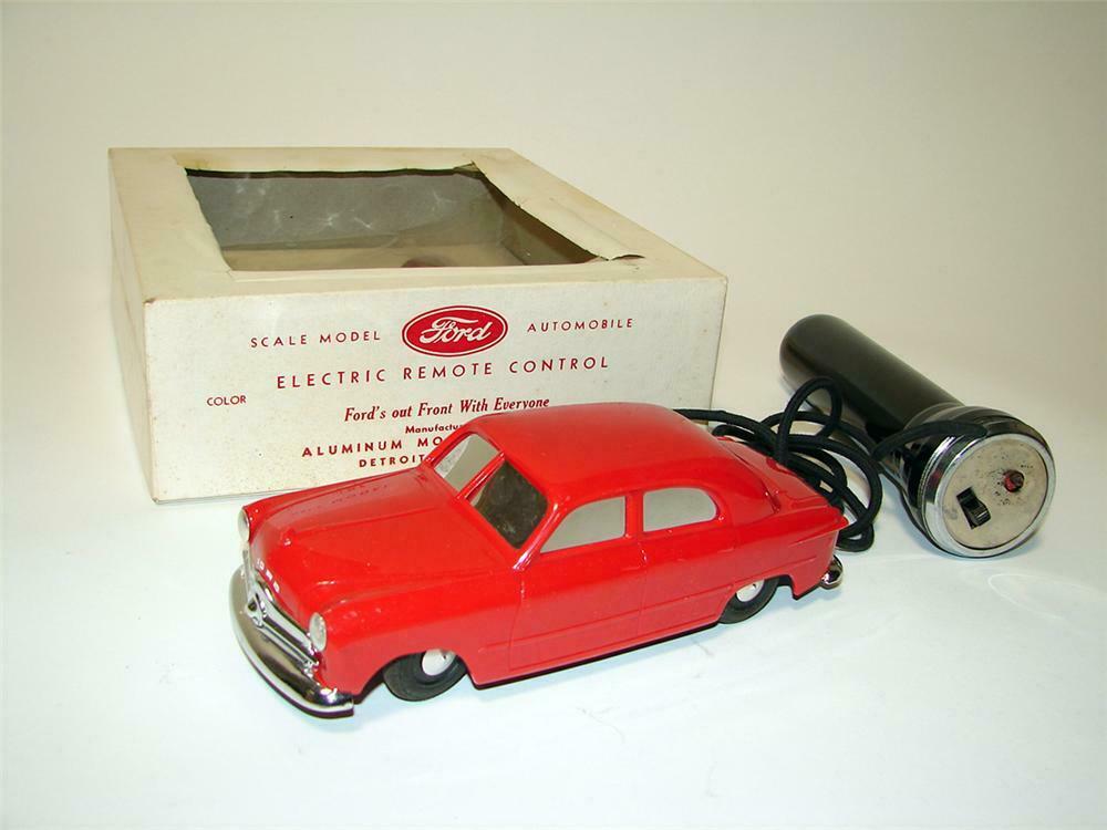 Seldom seen 1950s N.O.S. Ford dealer promotional remote control sedan ...
