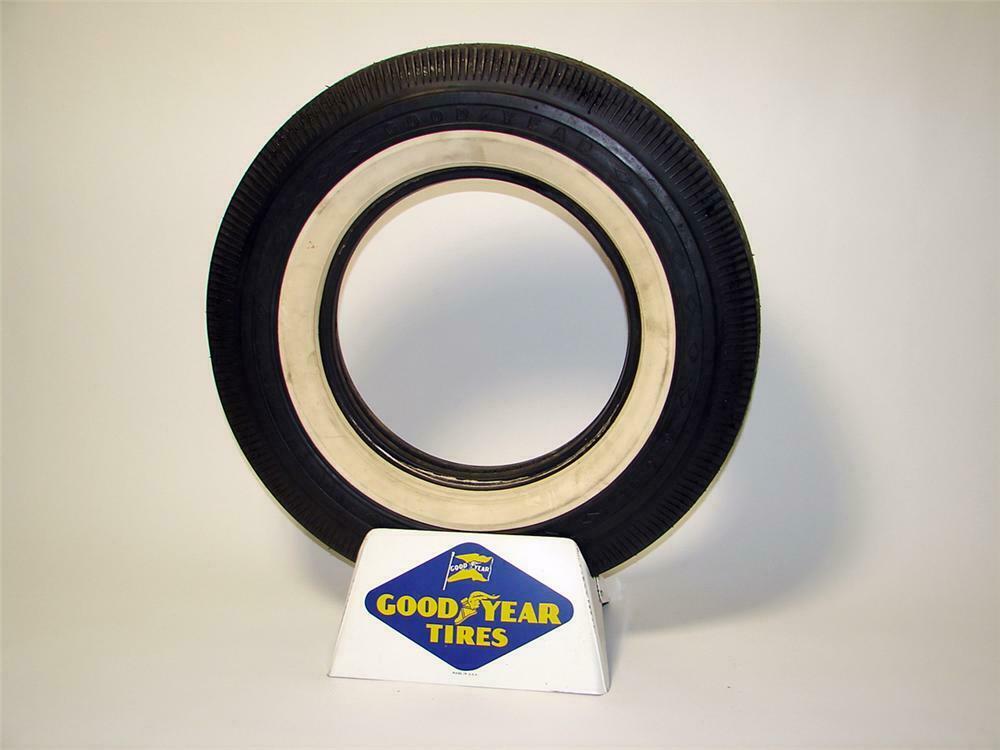 1950s Goodyear Tires dealership tire display stand complete w