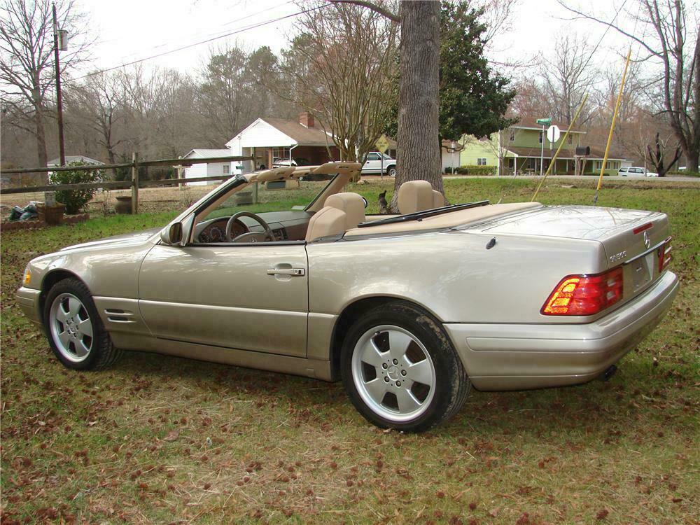 1999 MERCEDES-BENZ 500SL CONVERTIBLE - Rear 3/4 - 101754
