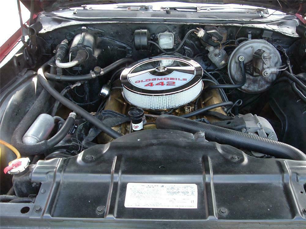 1971 OLDSMOBILE CUTLASS SUPREME CONVERTIBLE - Engine - 101977