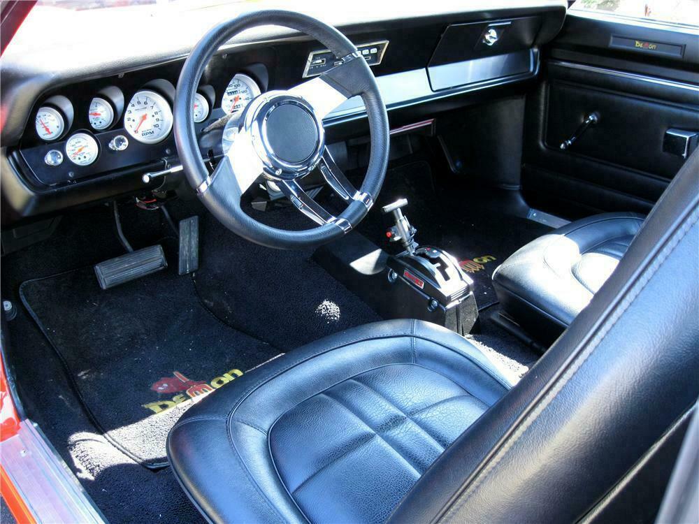 1971 DODGE DEMON CUSTOM 2 DOOR COUPE - Interior - 102062