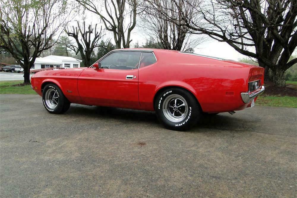 1971 FORD MUSTANG 429 SCJ FASTBACK - Rear 3/4 - 102296