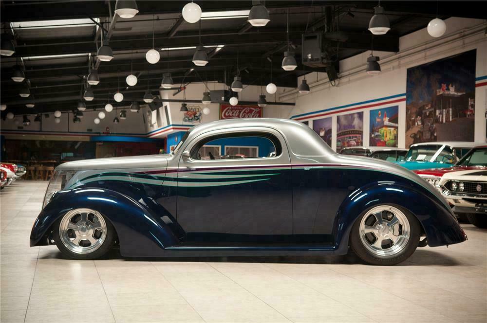 1937 FORD CUSTOM MINOTTI PHANTOM COUPE - Side Profile - 108098