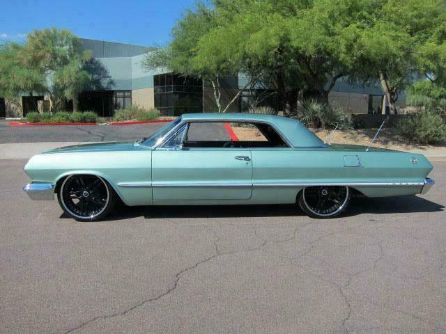 1963 CHEVROLET IMPALA CUSTOM 2 DOOR HARDTOP - Side Profile - 112701
