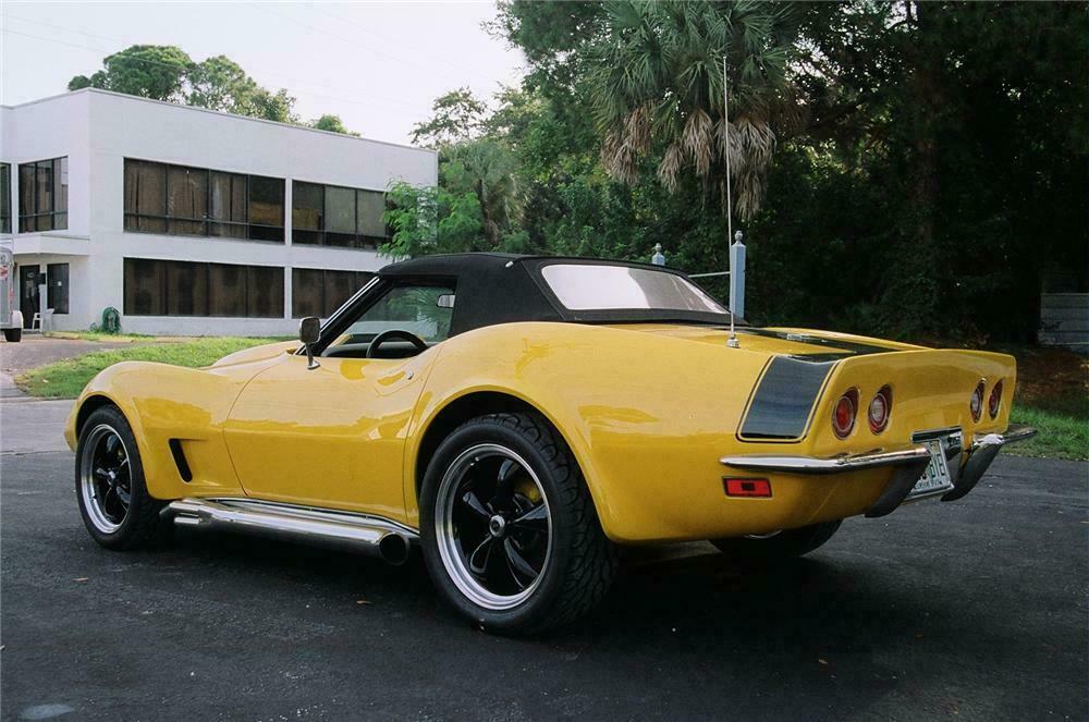 1973 CHEVROLET CORVETTE CUSTOM CONVERTIBLE - Rear 3/4 - 112805