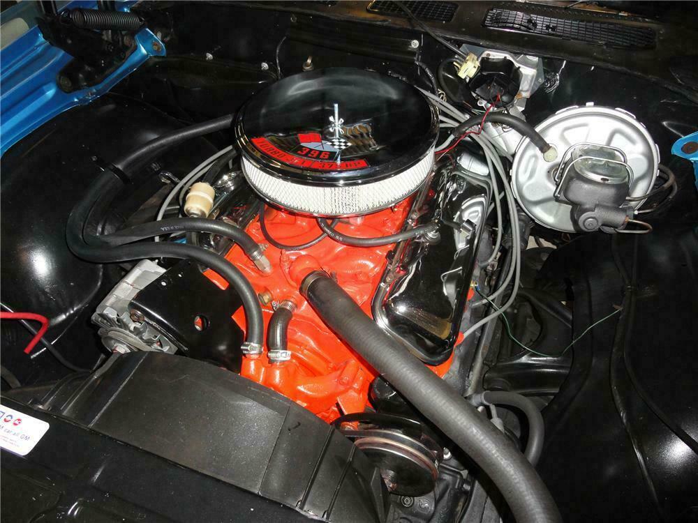 1969 CHEVROLET CHEVELLE CUSTOM 2 DOOR HARDTOP - Engine - 112853