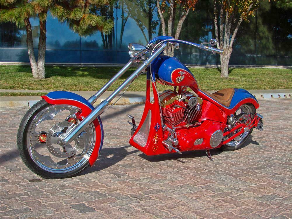 2008 ASVE CUSTOM 'GRUNSTER' MARINE CORP CHOPPER