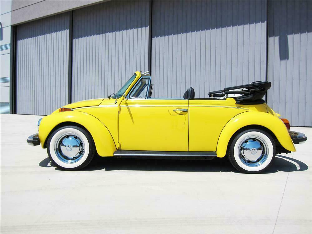 1976 VOLKSWAGEN BEETLE CONVERTIBLE - Side Profile - 113393