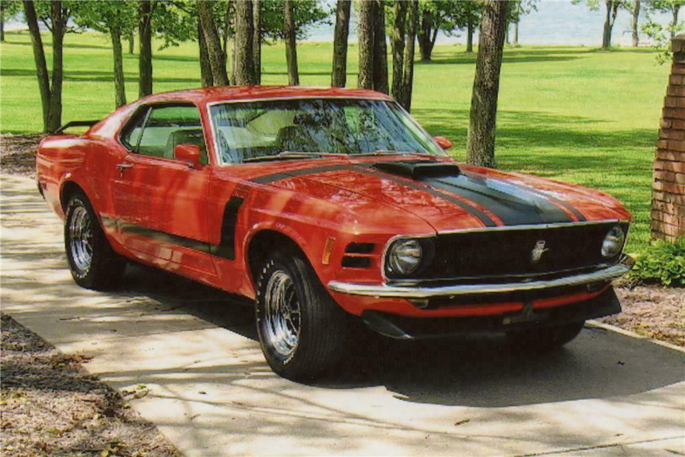 1970 FORD MUSTANG BOSS 302 FASTBACK - Side Profile - 116018