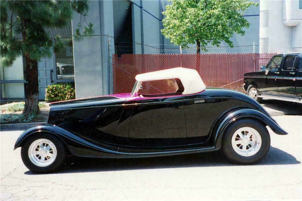 1934 FORD CUSTOM ROADSTER - Side Profile - 116029