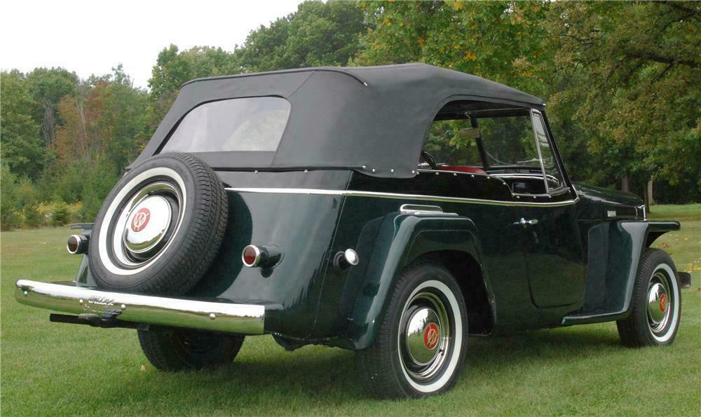 1949 WILLYS JEEPSTER CONVERTIBLE - Rear 3/4 - 116244