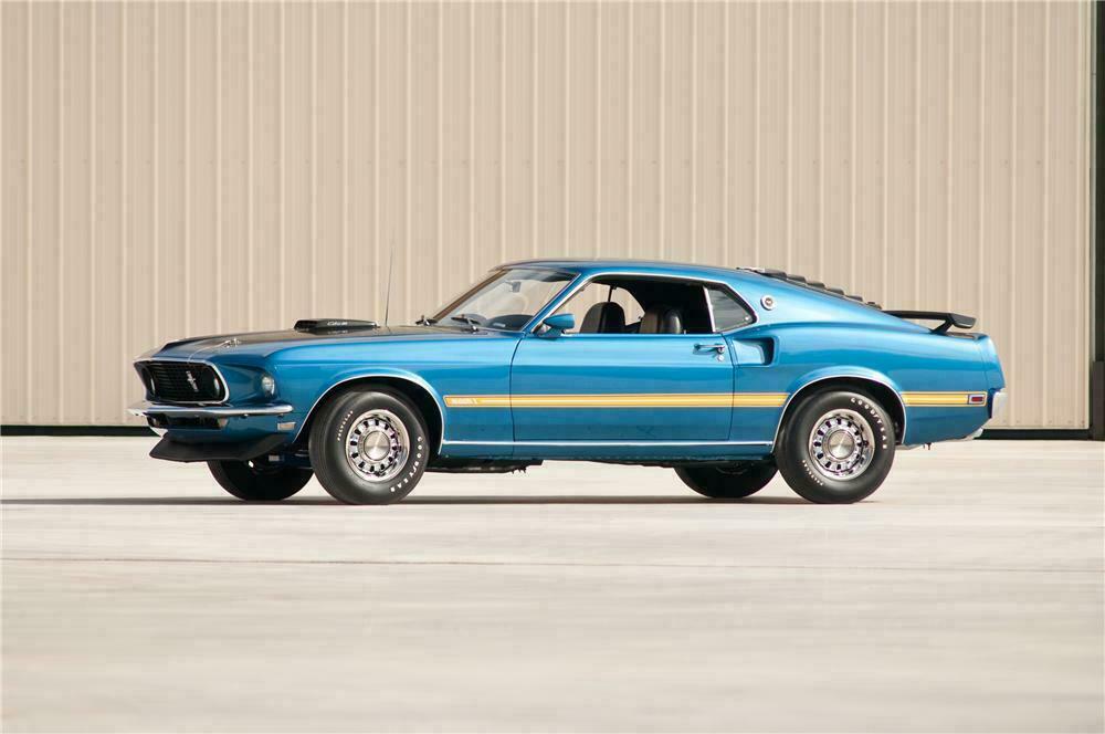 1969 FORD MUSTANG 428 CJ "R" FASTBACK - Front 3/4 - 117087