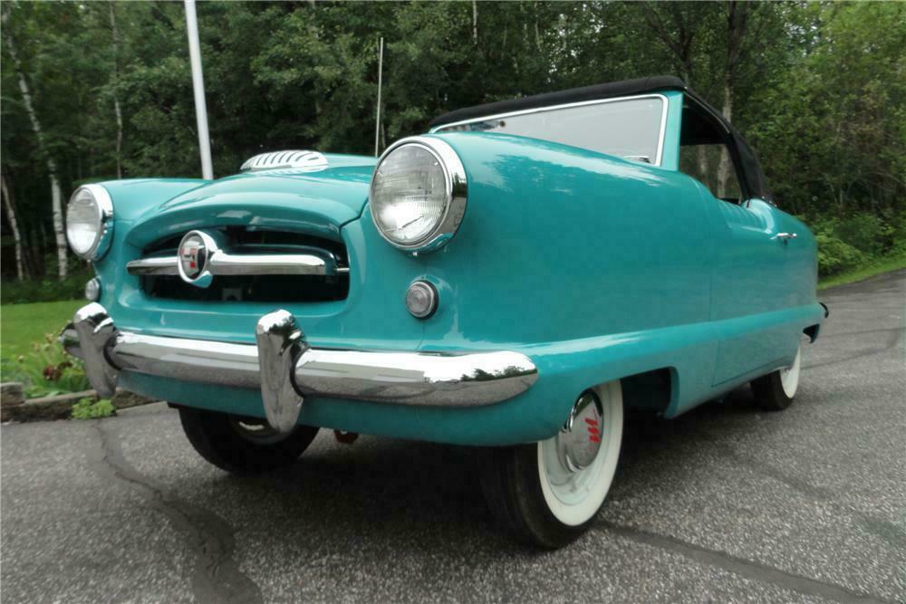 1955 NASH METROPOLITAN CONVERTIBLE - Front 3/4 - 117182