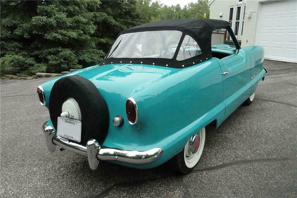 1955 NASH METROPOLITAN CONVERTIBLE - Rear 3/4 - 117182