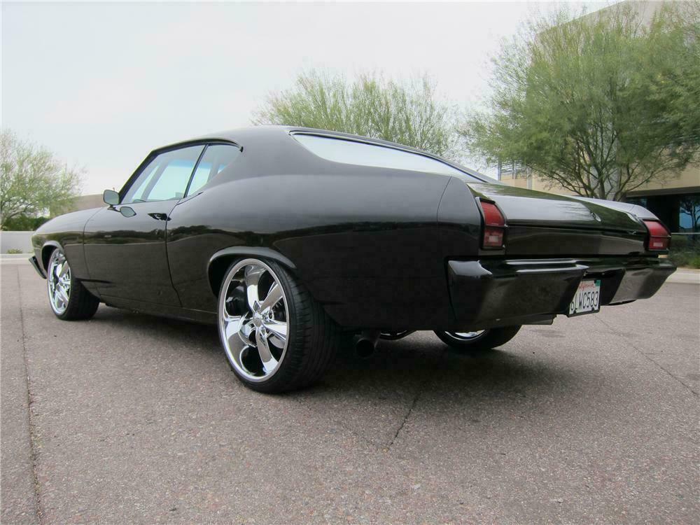 1969 CHEVROLET CHEVELLE CUSTOM 2 DOOR - Rear 3/4 - 117201