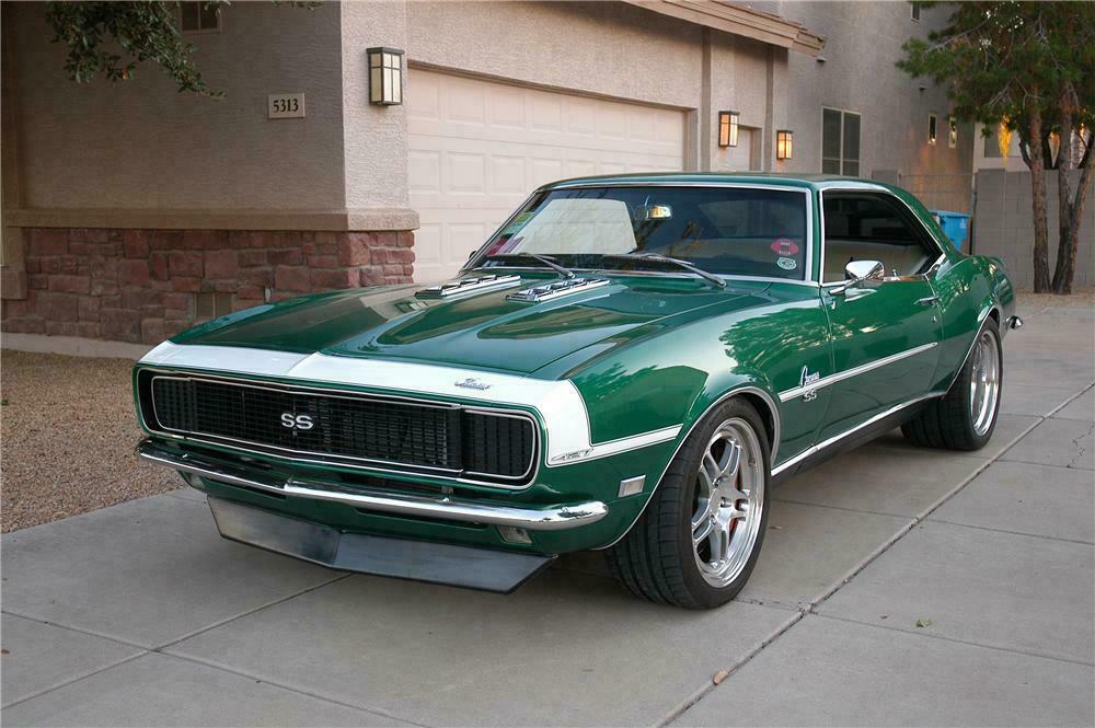 1968 CHEVROLET CAMARO CUSTOM COUPE - Front 3/4 - 117403