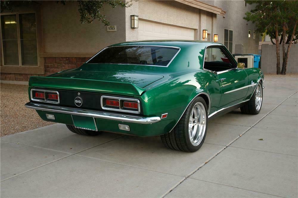 1968 CHEVROLET CAMARO CUSTOM COUPE - Rear 3/4 - 117403