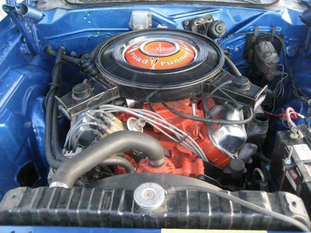 1971 PLYMOUTH ROAD RUNNER 2 DOOR HARDTOP - Engine - 117459