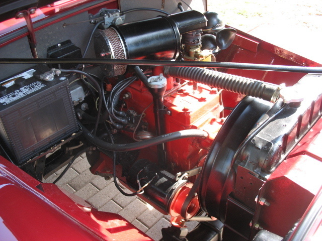 1949 WILLYS JEEPSTER CONVERTIBLE - Engine - 125163