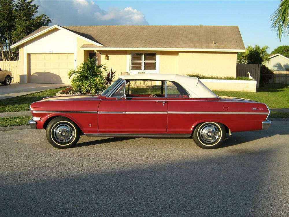 Autograf 1963 CHEVROLET NOVA SS CONVERTIBLE
