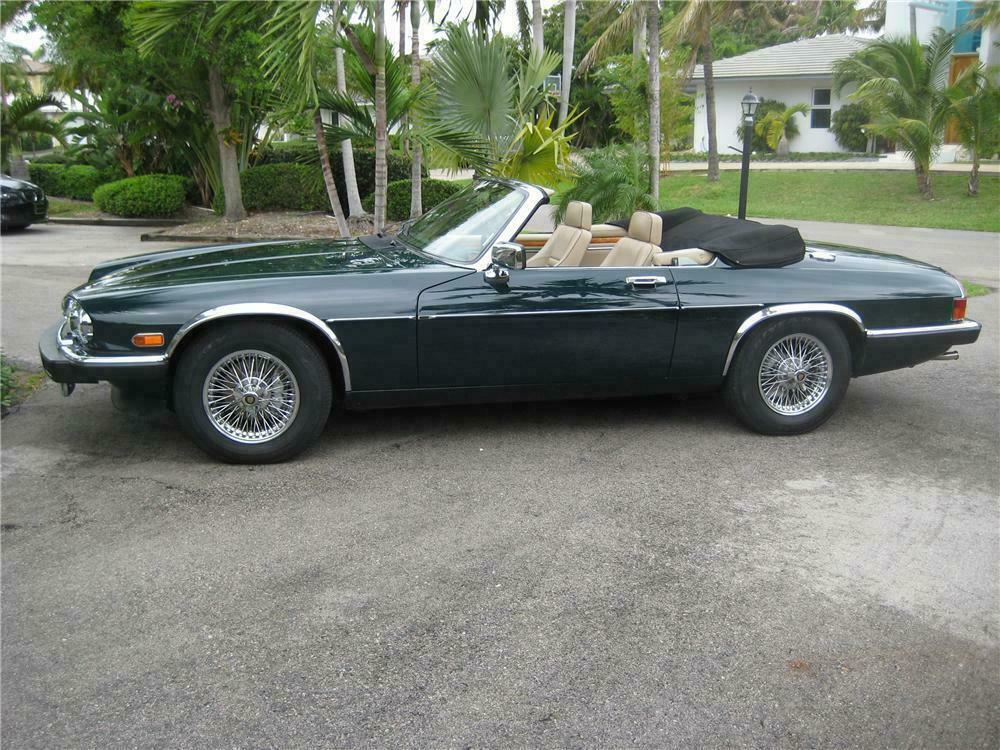 1991 JAGUAR XJS CONVERTIBLE - Side Profile - 125333