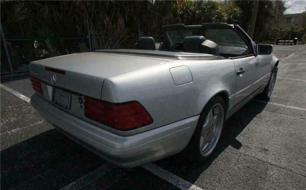 1997 MERCEDES-BENZ SL600 CONVERTIBLE - Rear 3/4 - 125782