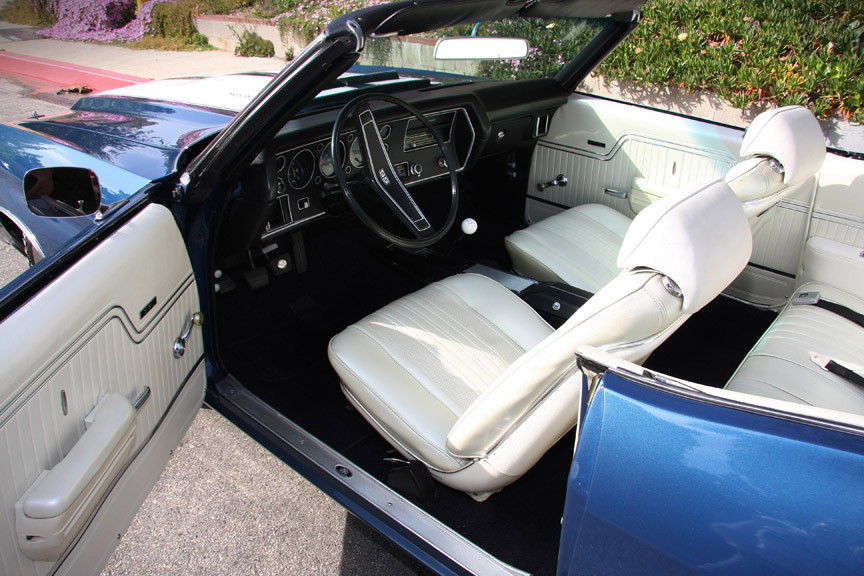 1970 CHEVROLET CHEVELLE SS LS6 CONVERTIBLE - Interior - 130341