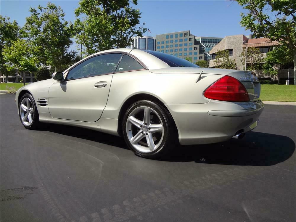 2003 MERCEDES-BENZ 500SL 2 DOOR CONVERTIBLE - Rear 3/4 - 130413