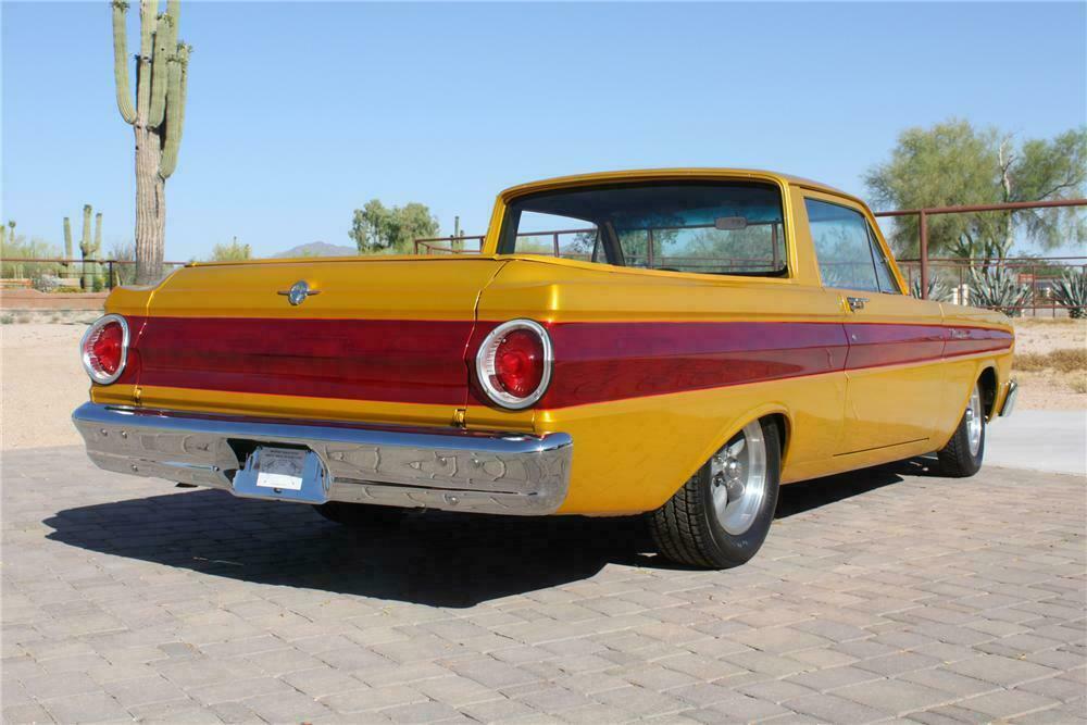 1964 FORD RANCHERO CUSTOM PICKUP - Rear 3/4 - 130724