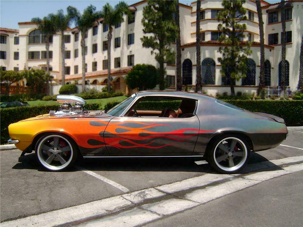 1972 CHEVROLET CAMARO CUSTOM 2 DOOR COUPE - Side Profile - 130908
