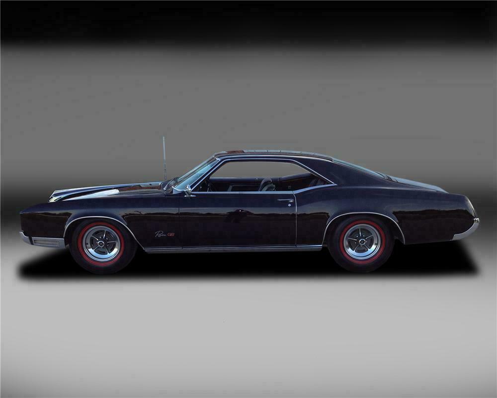 1967 BUICK RIVIERA GS 2 DOOR HARDTOP - Side Profile - 132841