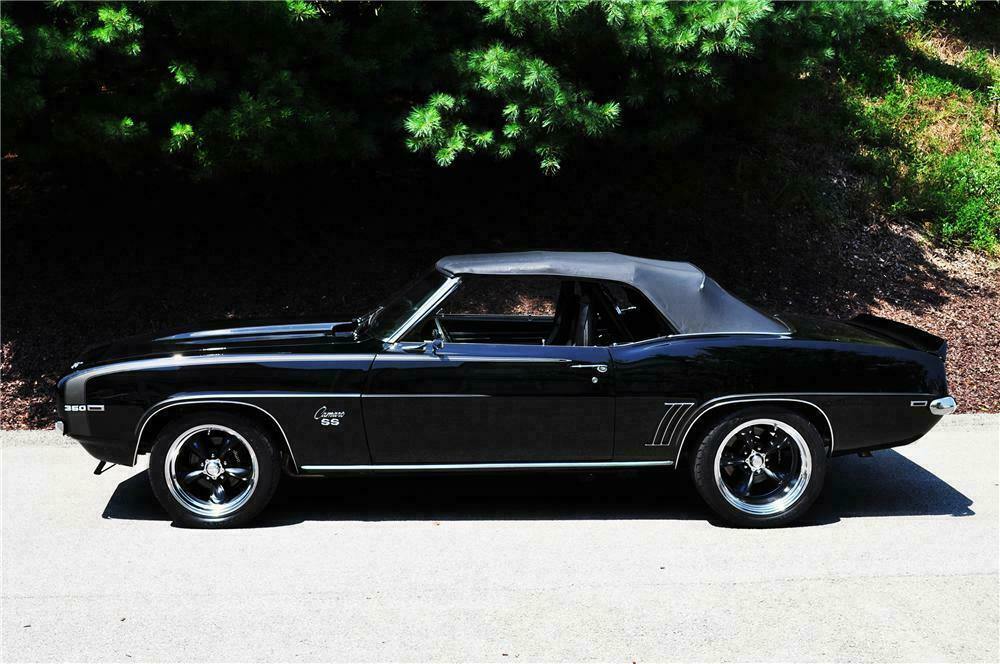 1969 CHEVROLET CAMARO SS CUSTOM CONVERTIBLE - Side Profile - 132870