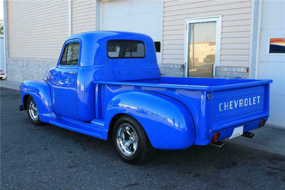 1955 CHEVROLET 3100 CUSTOM PICKUP - Rear 3/4 - 132889