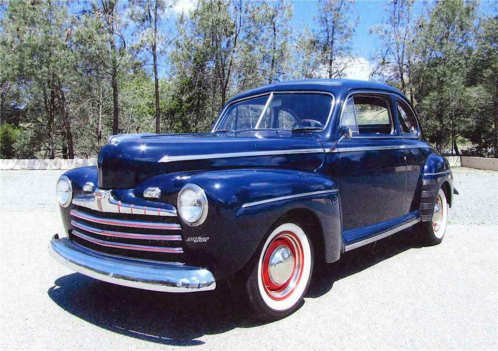 1946 FORD SUPER DELUXE 2 DOOR COUPE - Front 3/4 - 132956