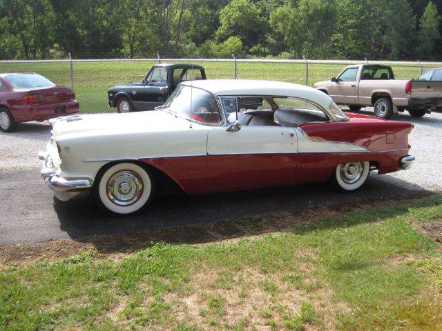 1955 OLDSMOBILE 88 2 DOOR HARDTOP - Side Profile - 133513
