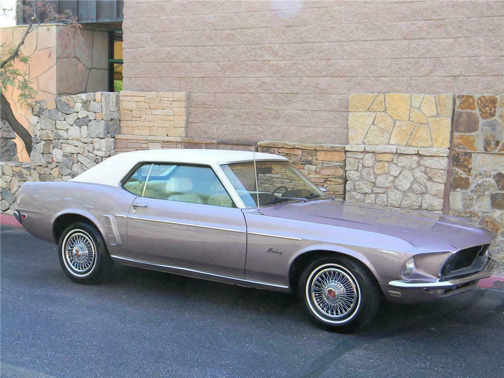 1969 FORD MUSTANG 2 DOOR HARDTOP - Side Profile - 133546