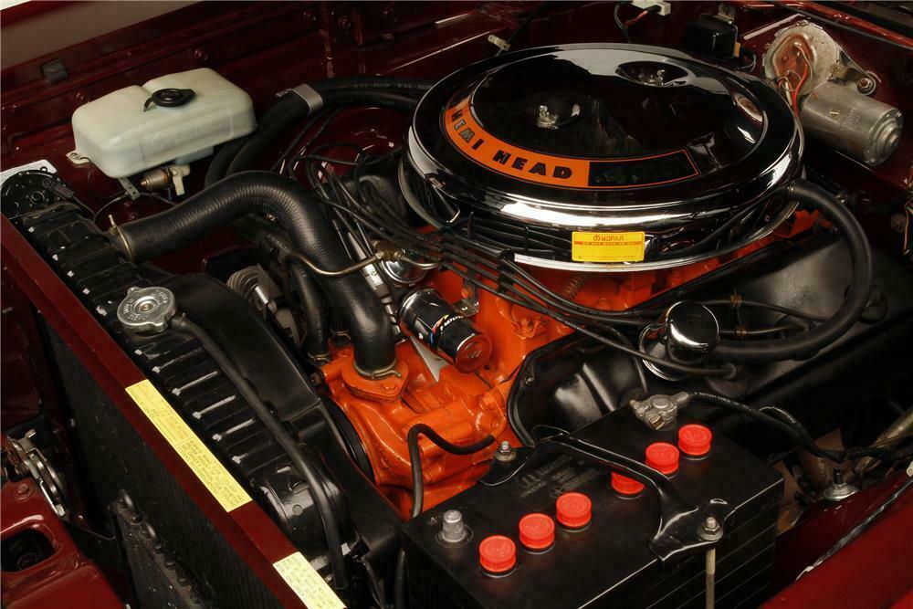 1968 PLYMOUTH HEMI GTX 2 DOOR HARDTOP - Engine - 137826