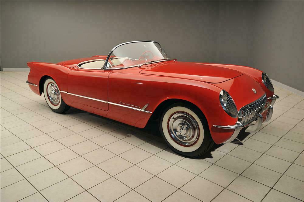 1955 CHEVROLET CORVETTE CONVERTIBLE - Front 3/4 - 138019