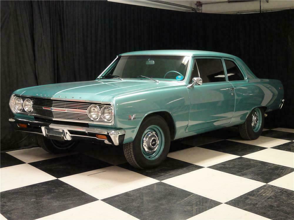 1965 CHEVROLET CHEVELLE 300 CUSTOM 2 DOOR HARDTOP - Front 3/4 - 138496